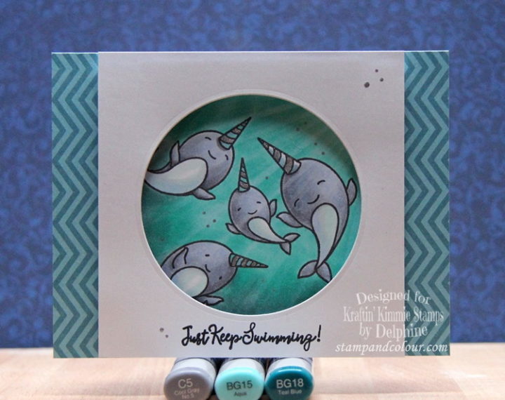 October Krafty Peeks – Narly Dude & a challenge – Stamp & Colour